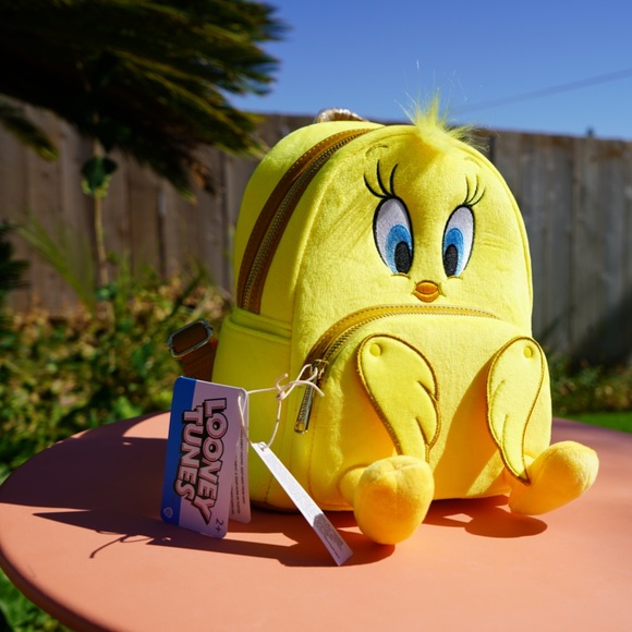 Loungefly | Bags | Tweety 8th Anniversary Plush Cosplay Mini Backpack ...